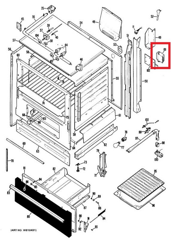 WB49X10192 Spark Module Kit - GE Appliance Parts