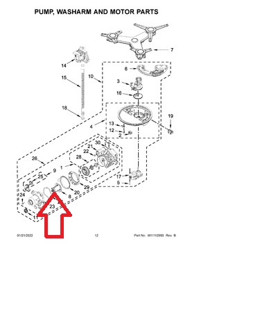 W11084156 Dishwasher Pump Filter