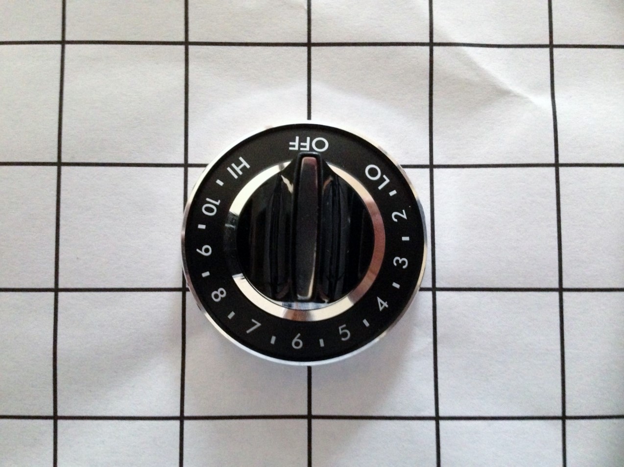 WPY700854 Jenn Air Black Infinite Switch Knob